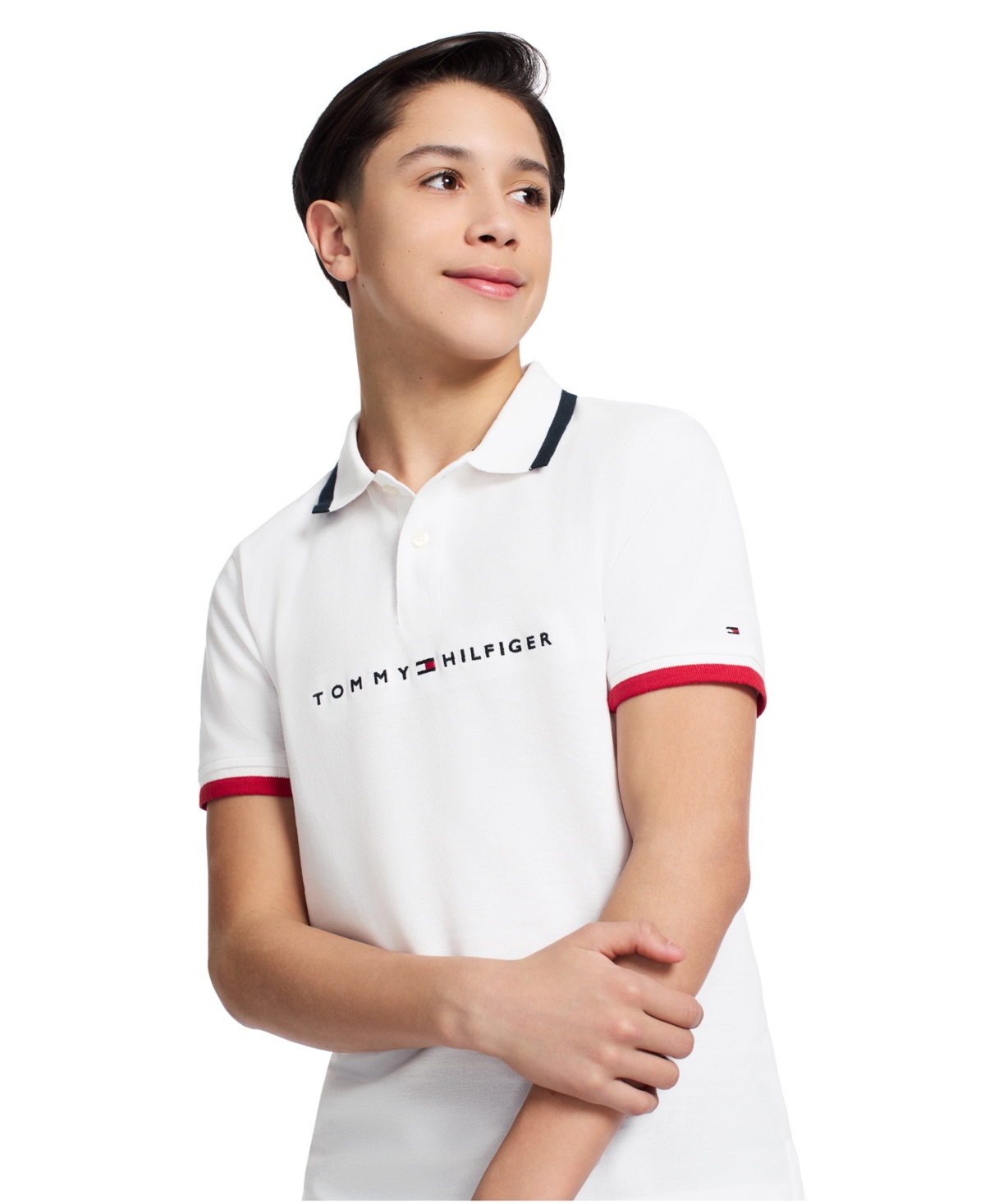 Click here for Tommy Hilfiger Big Boys Tomas Short Sleeves Polo S... prices