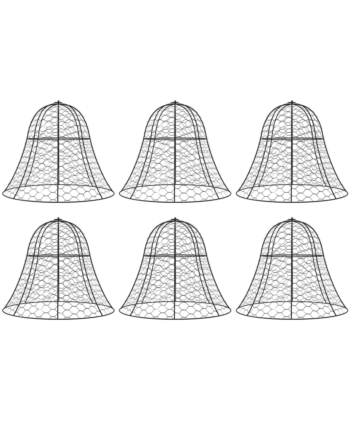 Click here for Outsunny 6 Pack Garden Chicken Wire Cloche  Animal... prices
