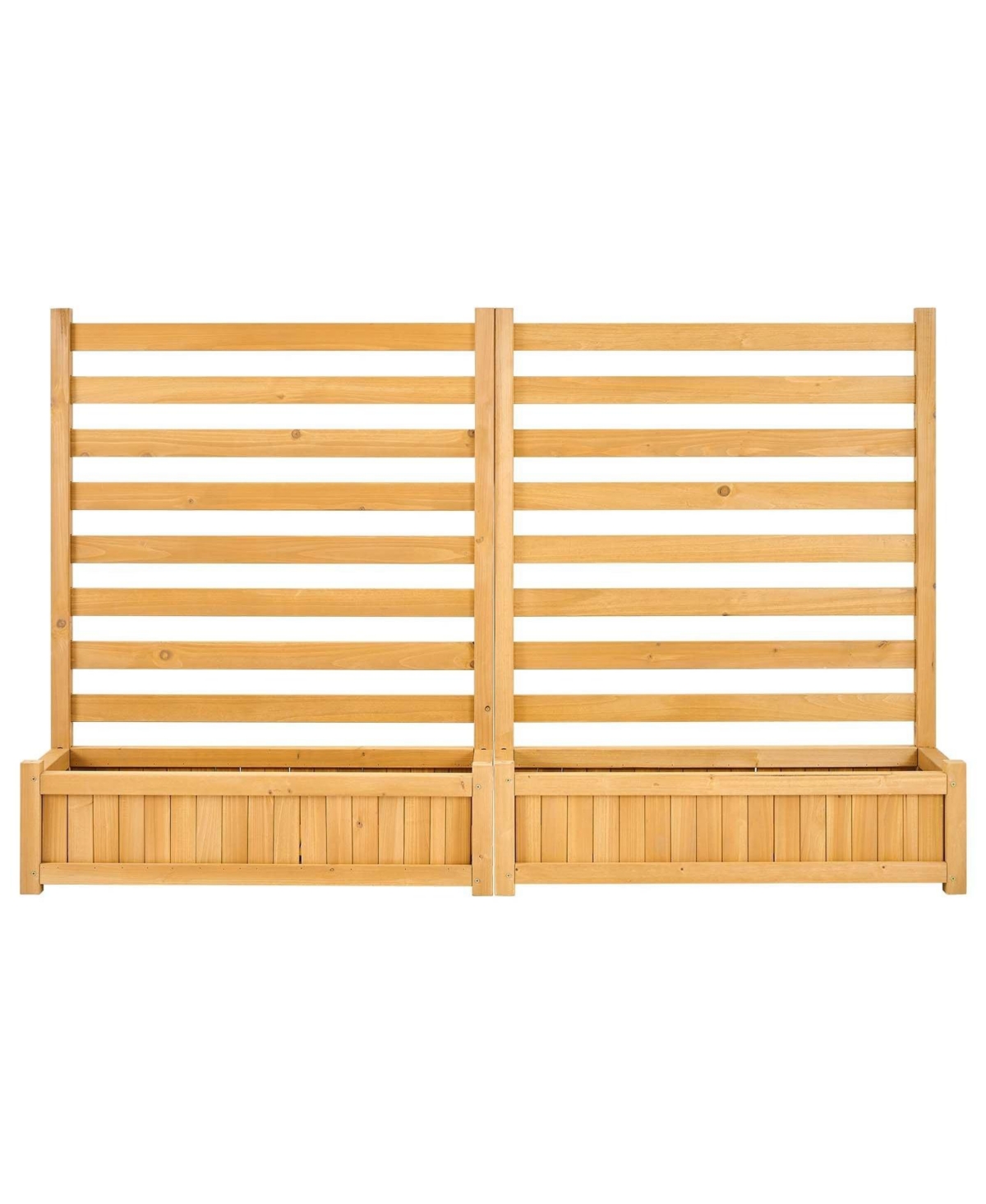 Click here for Gouun Wooden Privacy Fence with 2 Planters  36 x 4... prices