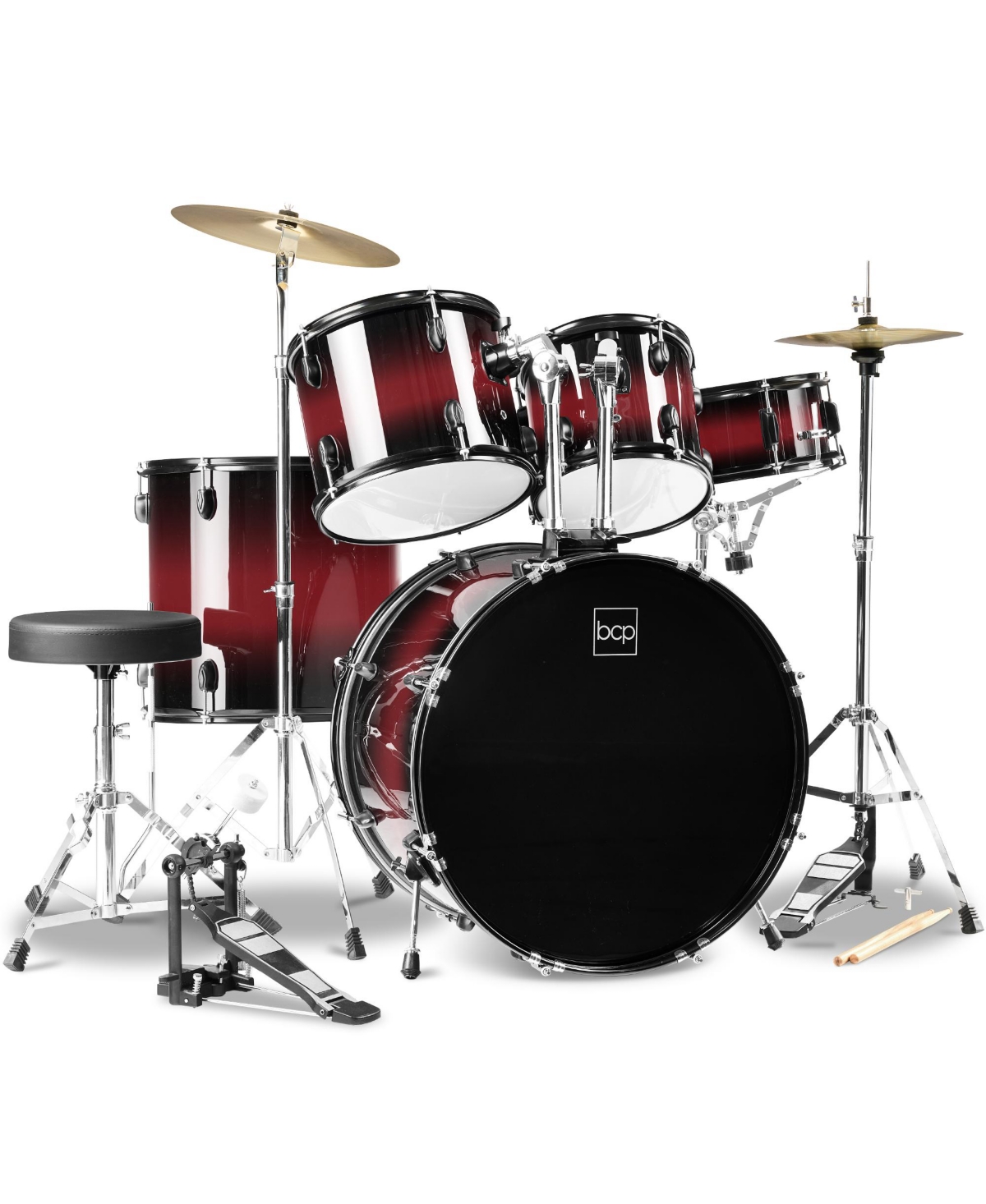 Click here for Best Choice Products 5-Piece Beginner Drum Set w/... prices