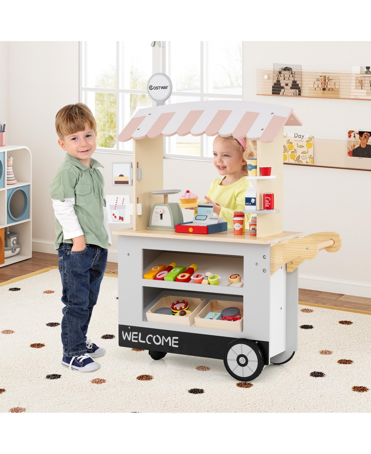 Click here for Slickblue Toy Cart Play Set with Pos Machine and L... prices