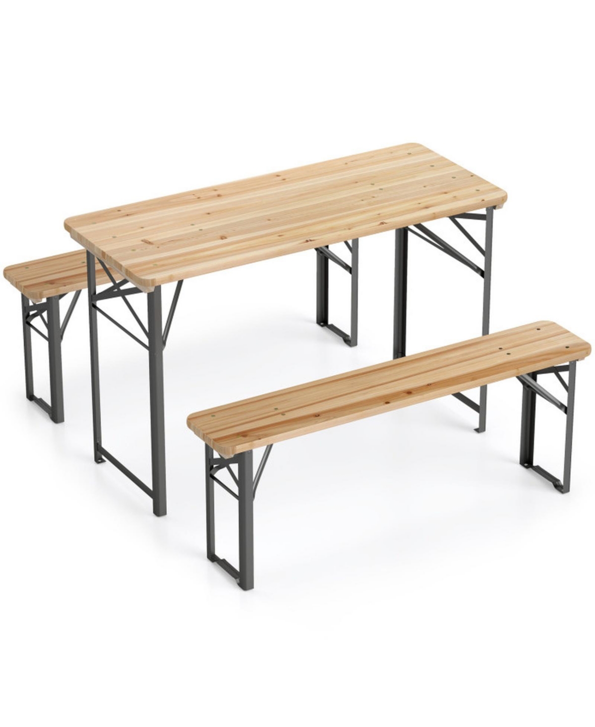 Click here for Gouun 3-Piece Folding Picnic Table and Bench Set... prices