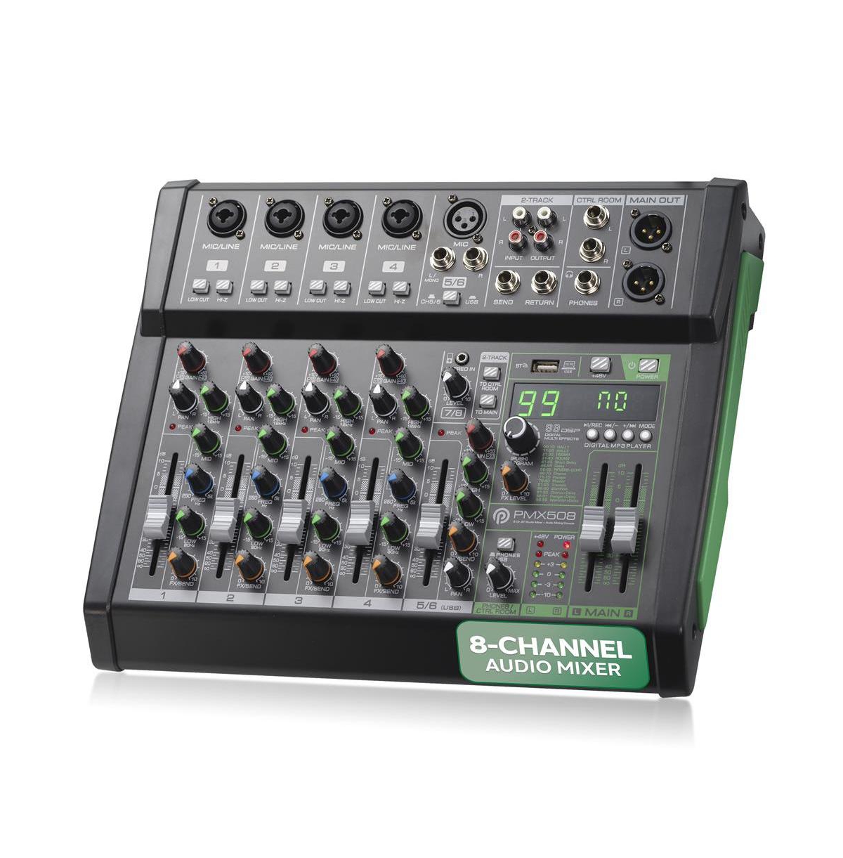 Click here for Pyle 8-Ch. Audio Sound Mixer - Bluetooth Studio Mi... prices