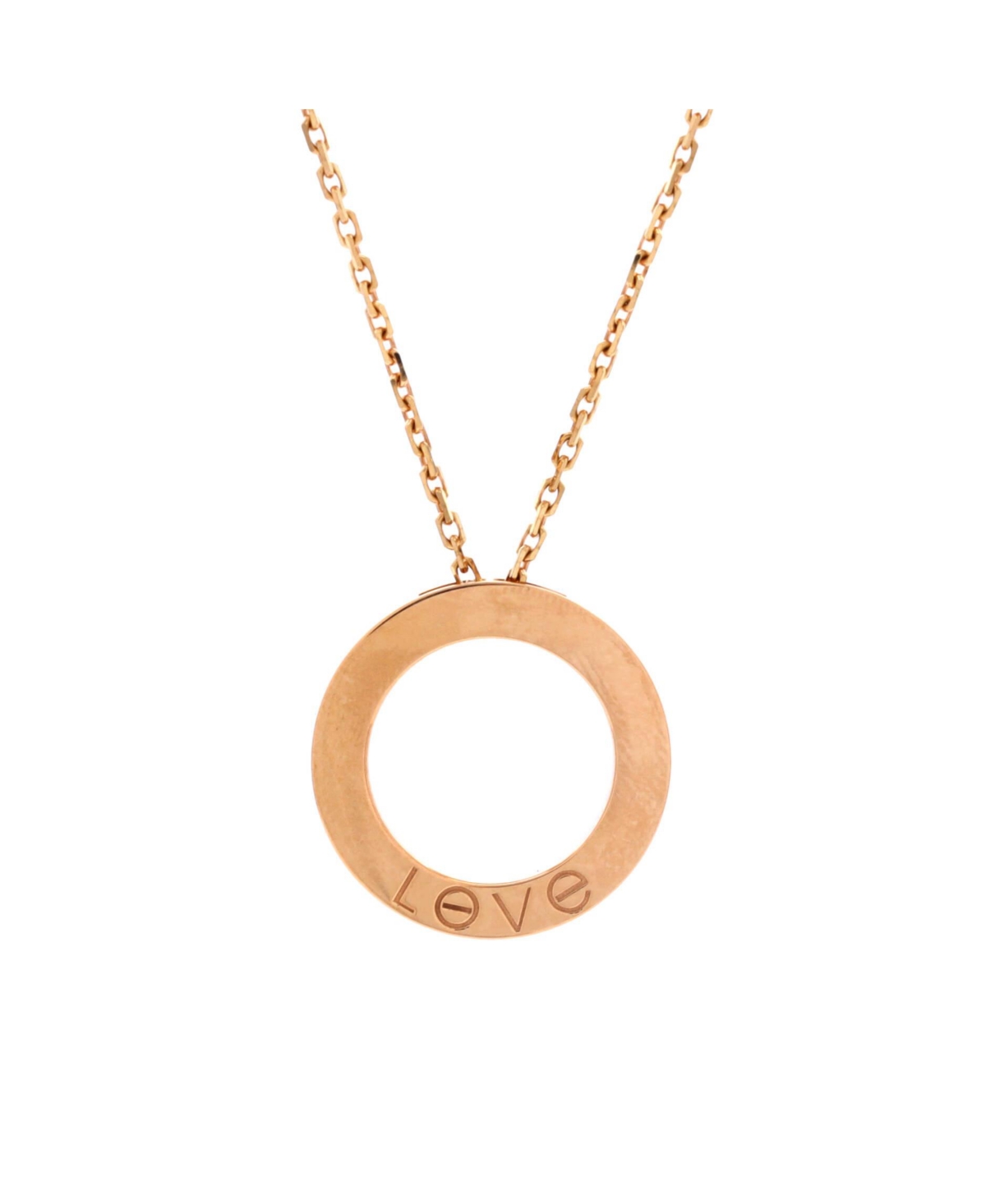 Click here for Pre-Owned Cartier Love Pendant Necklace - 18k rose... prices