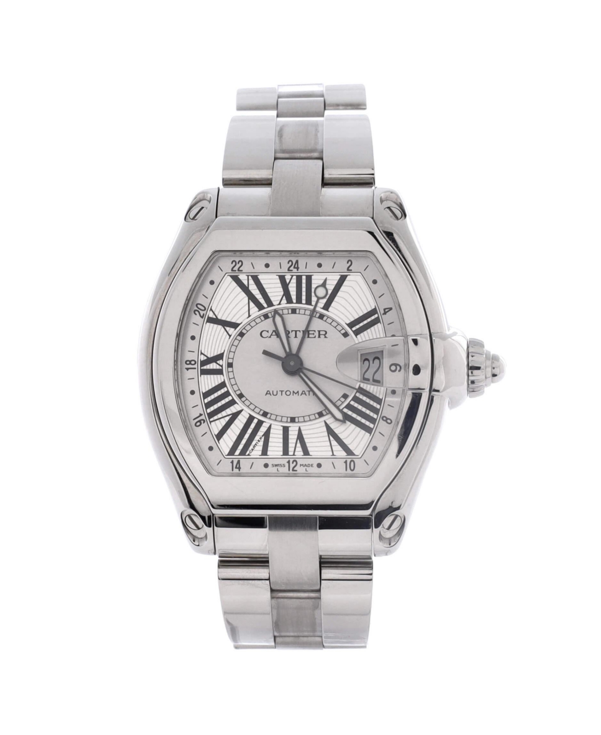 Click here for Pre-Owned Cartier Roadster Gmt Automatic Watch in... prices