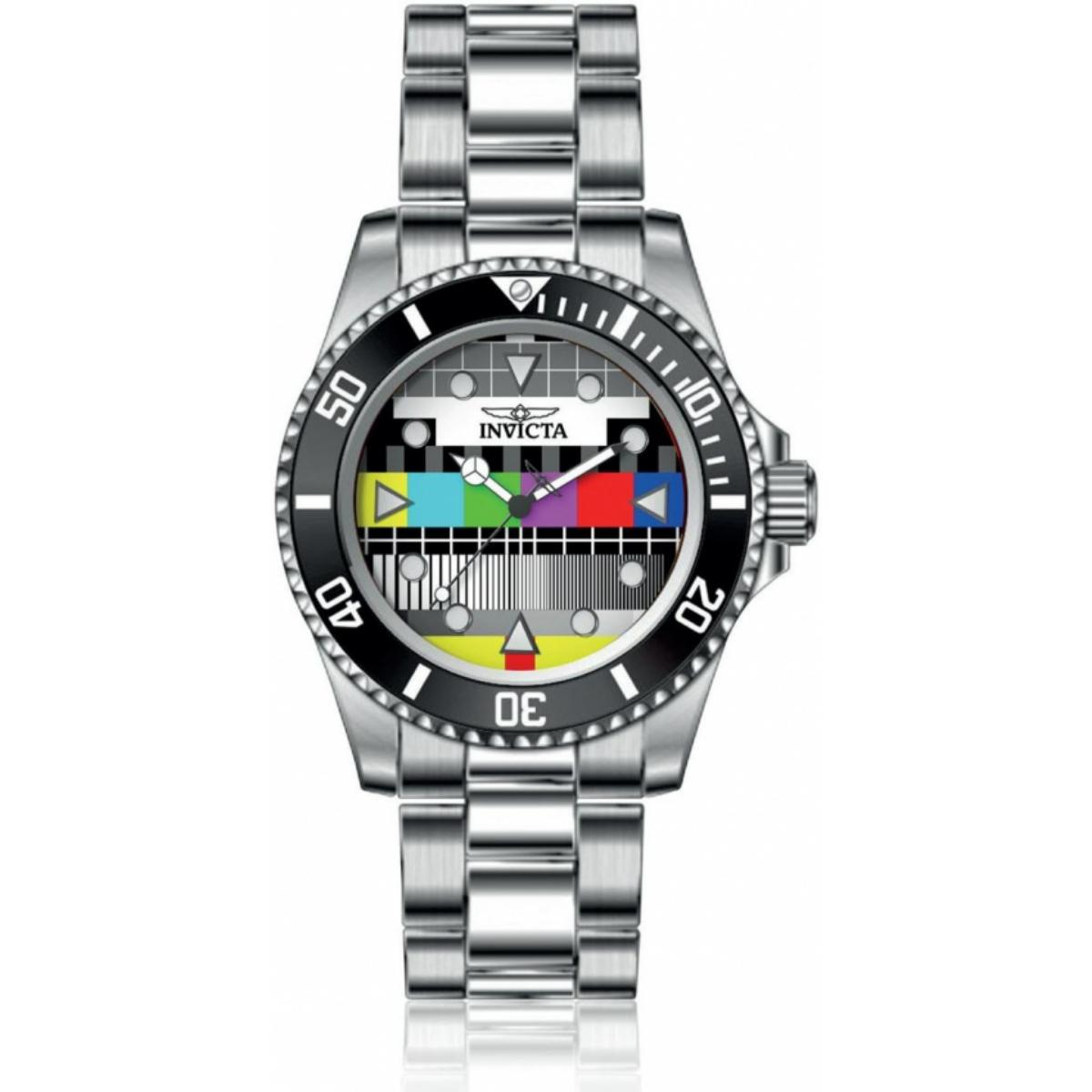 Click here for Invicta Mens Pop Art Quartz 3 Hand Multi Color Dia... prices