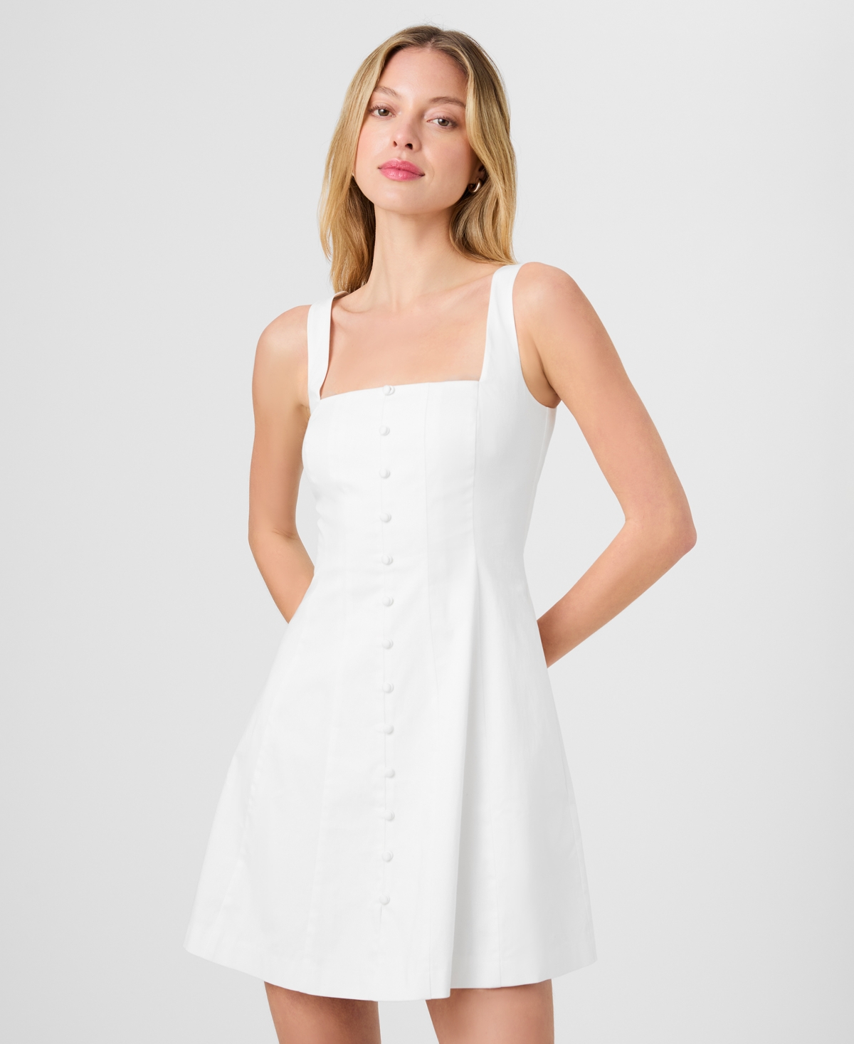 Click here for French Connection Womens Sleeveless Square Neck Mi... prices