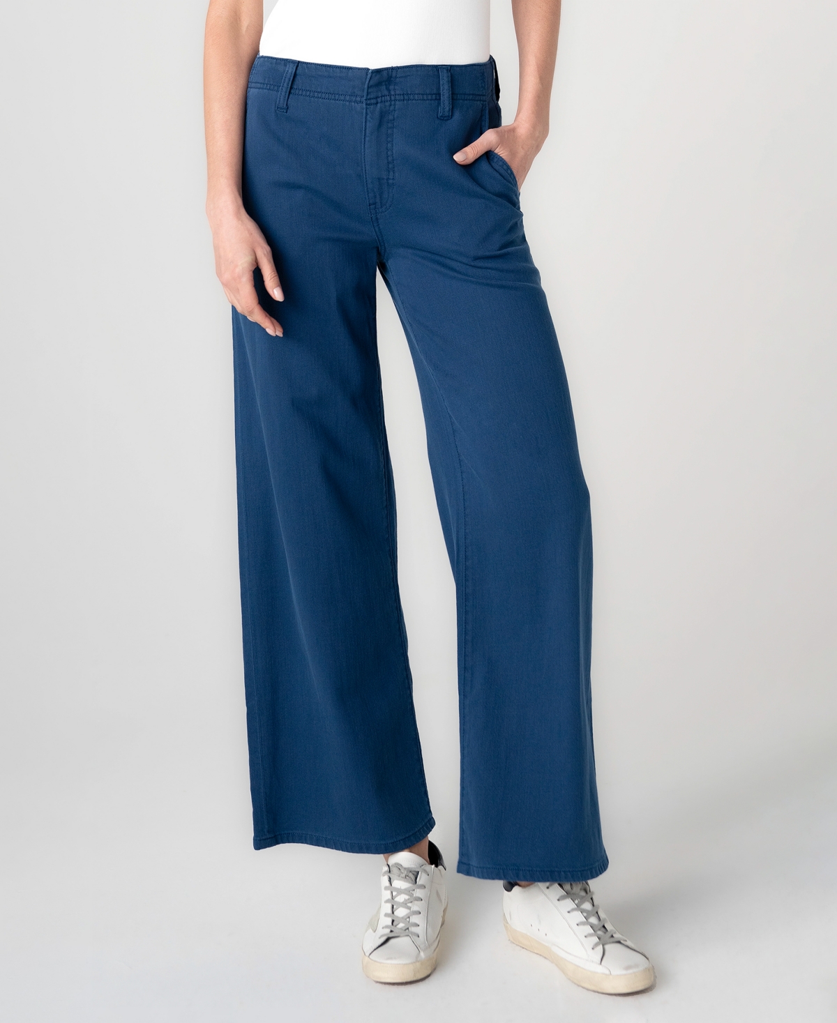 Click here for Liverpool Los Angeles Petite Wide-Leg Denim Pants... prices