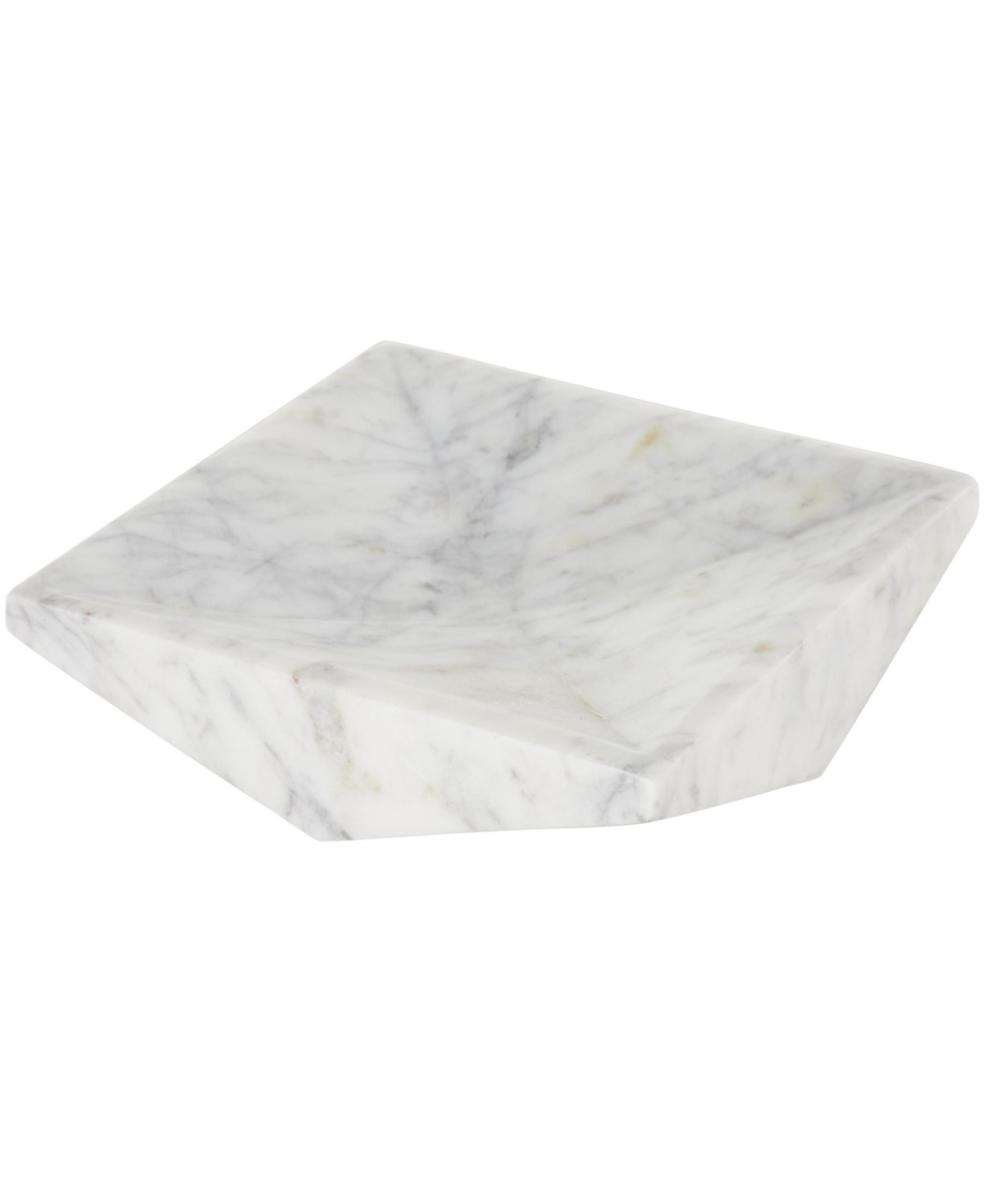 Click here for Rosemary Lane 8 Marble Geometric Decor Tray - Whit... prices