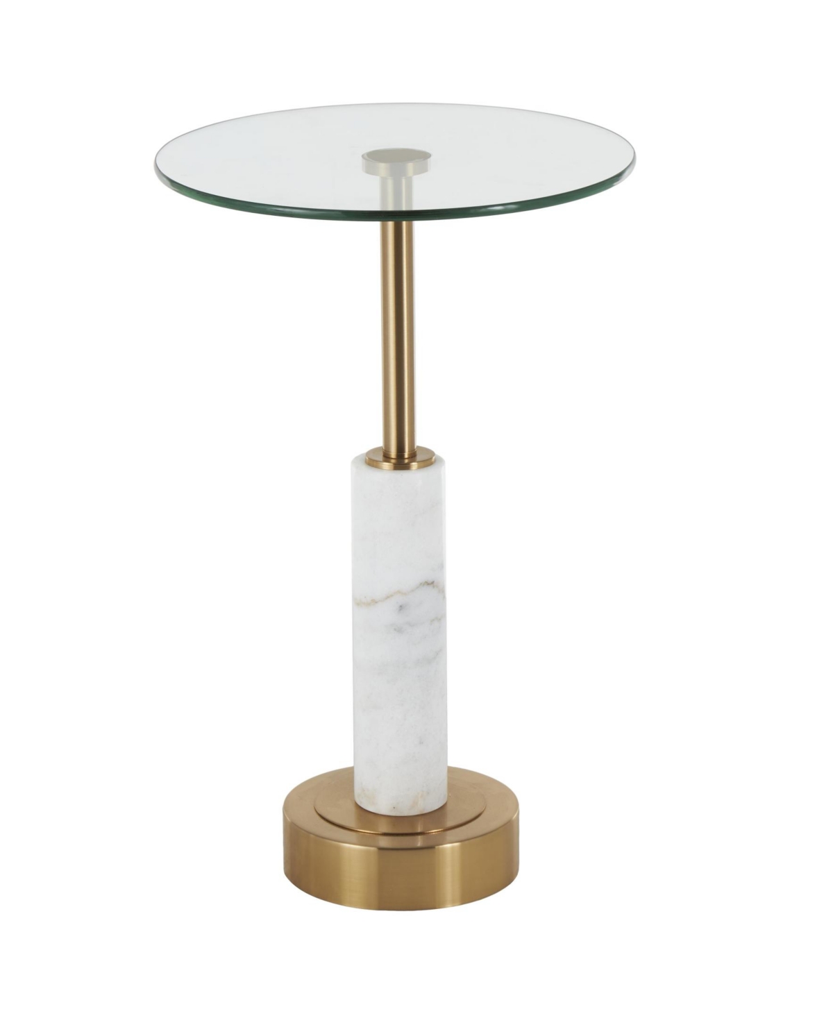Click here for Rosemary Lane 22 Metal Round End Table - White prices