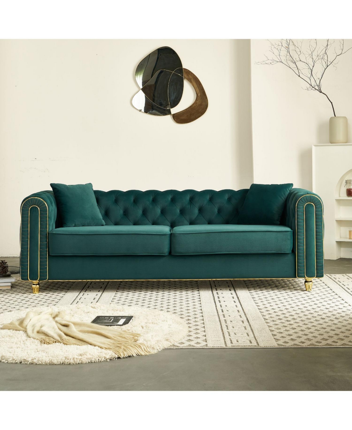 Click here for Streamdale Furniture 86 Luxury Modern Tufted Sofa... prices