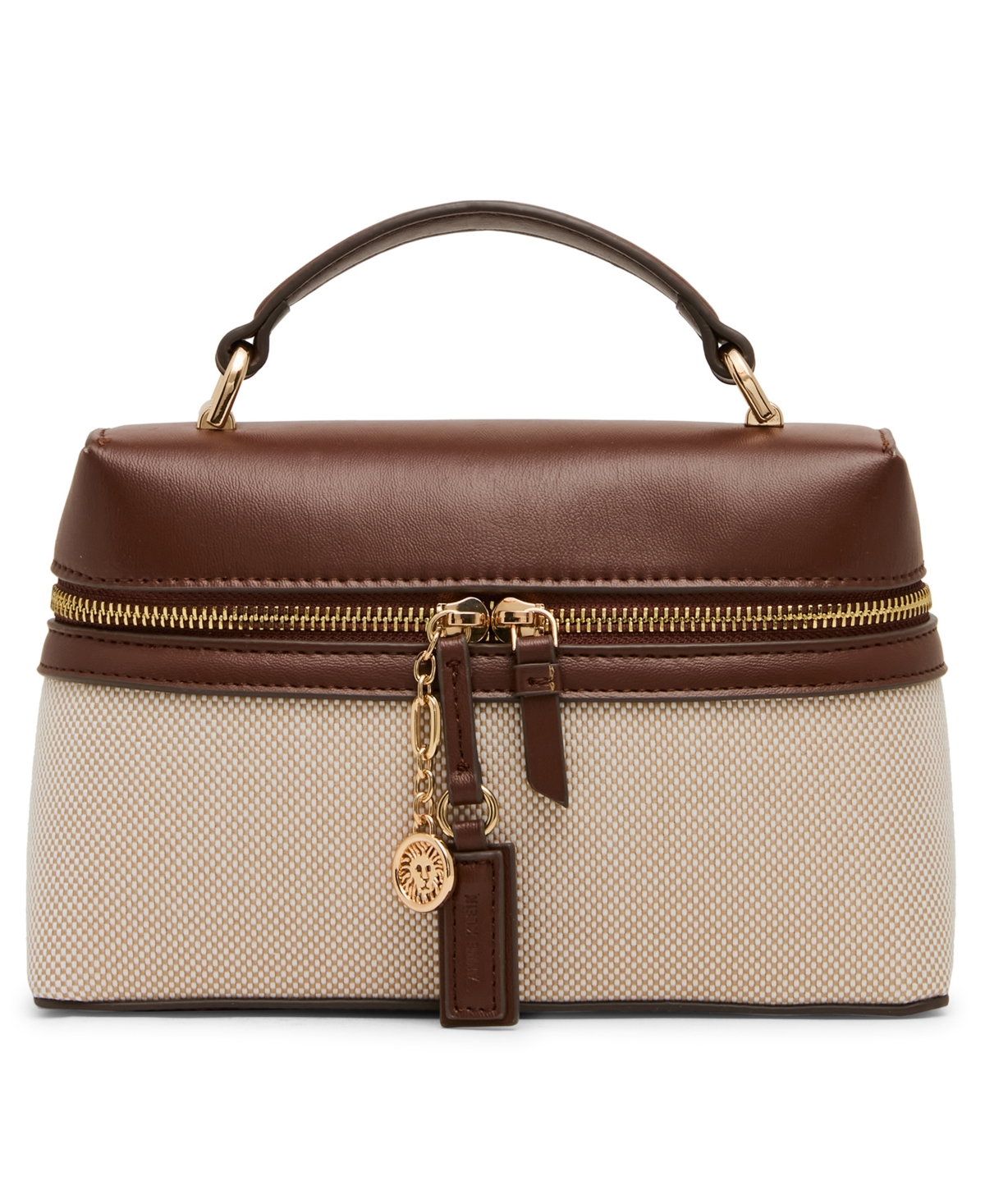 Click here for Anne Klein Small Canvas Convertible Train Case Han... prices