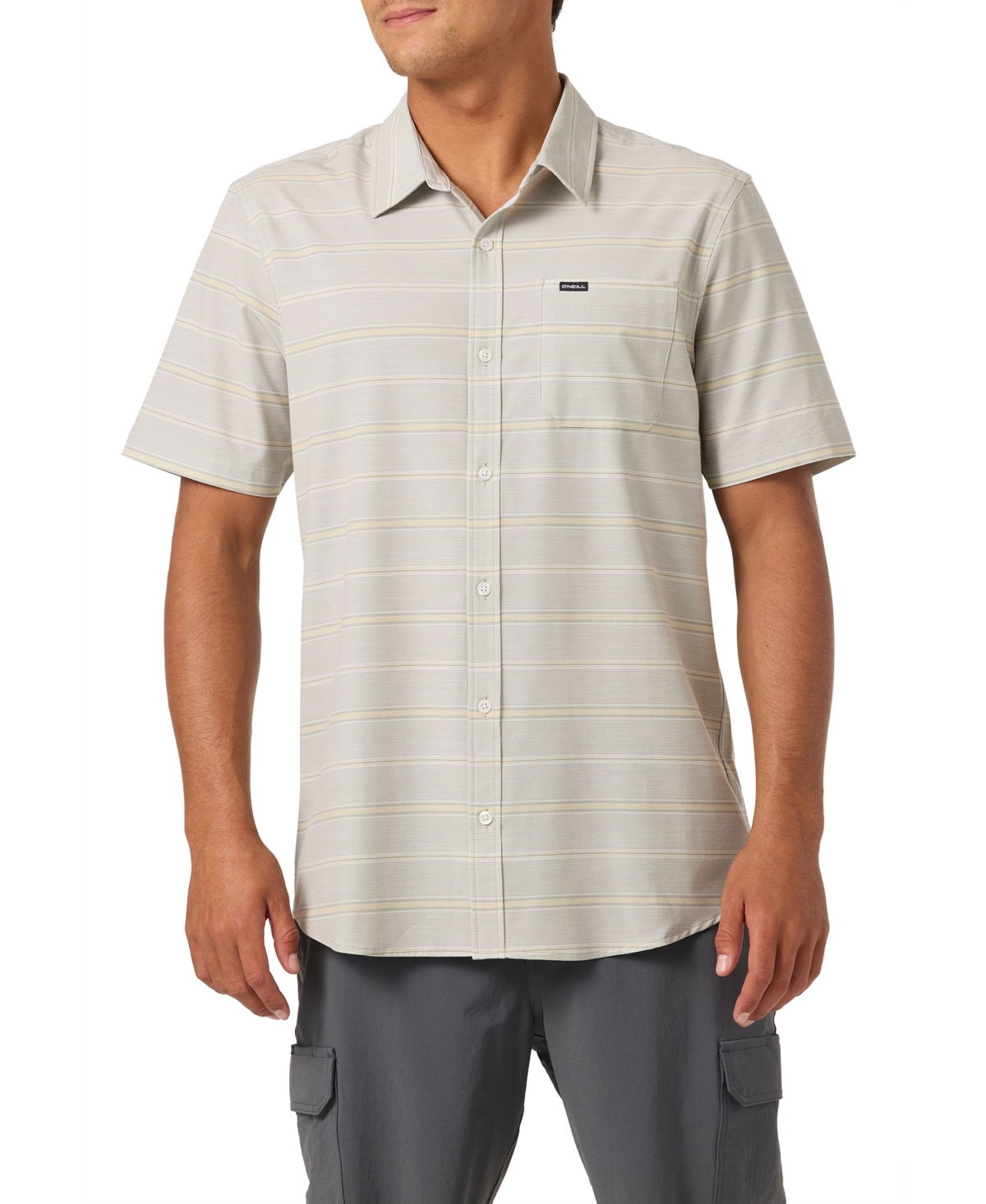 Click here for ONeill Mens Regular-Fit Short-Sleeve Shirt - Light... prices