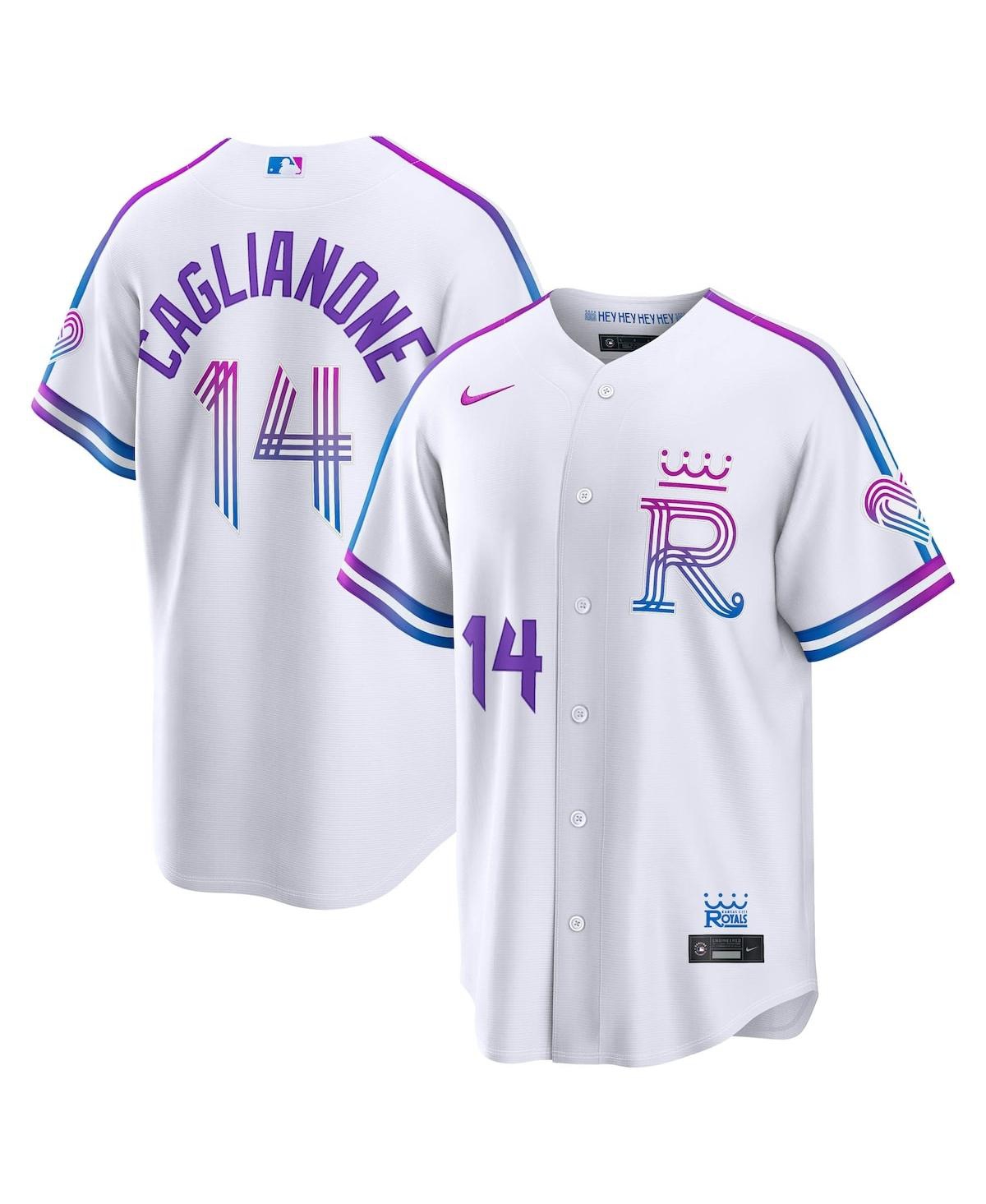 Click here for Nike Mens Jac Caglianone White Kansas City Royals... prices