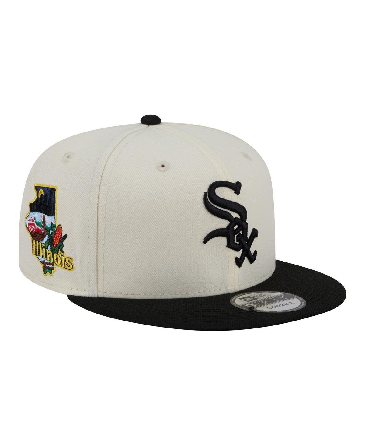 Click here for New Era Mens Cream/Black Chicago White Sox Localiz... prices