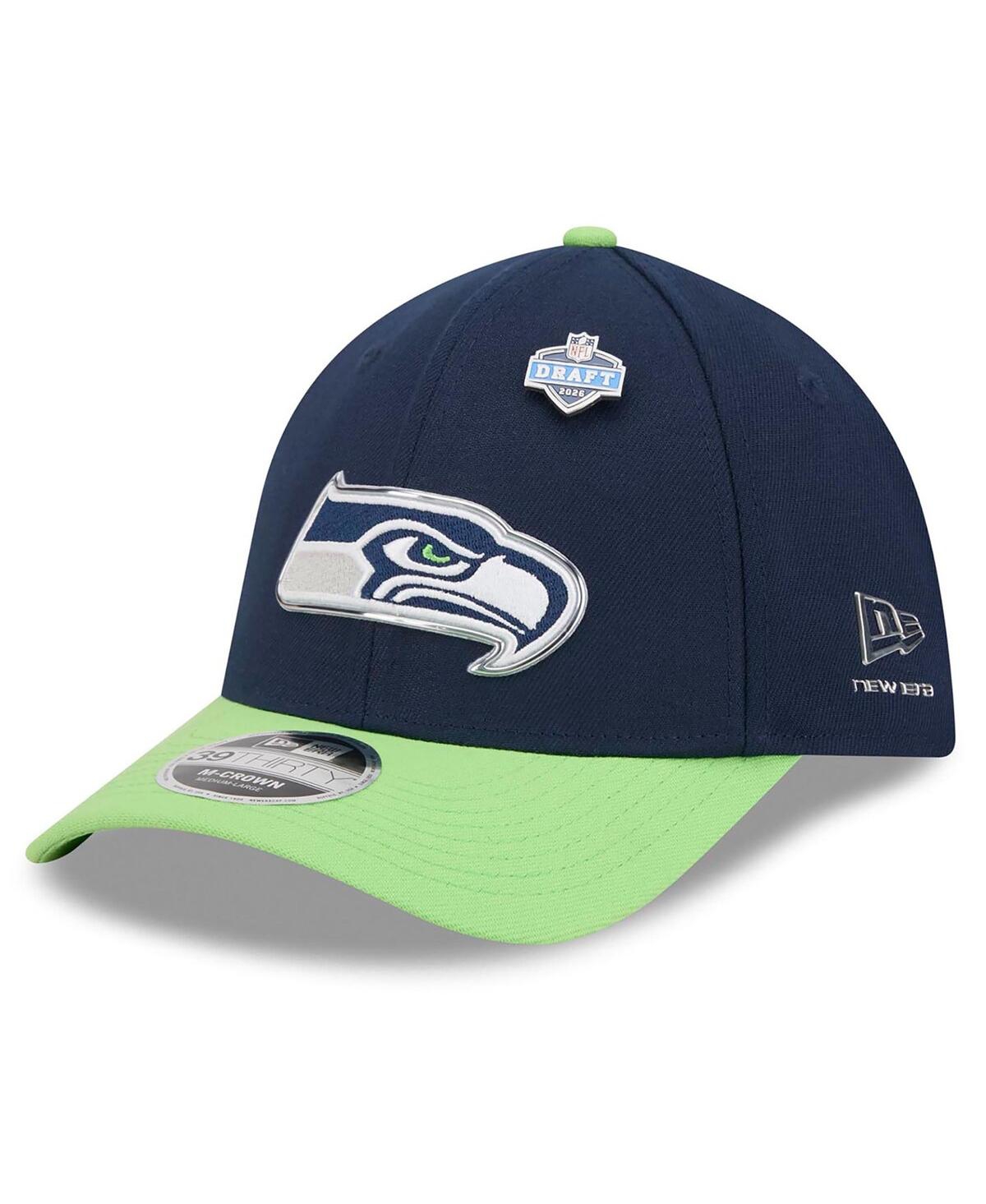 Click here for New Era Mens College Navy/Neon Green Seattle Seaha... prices