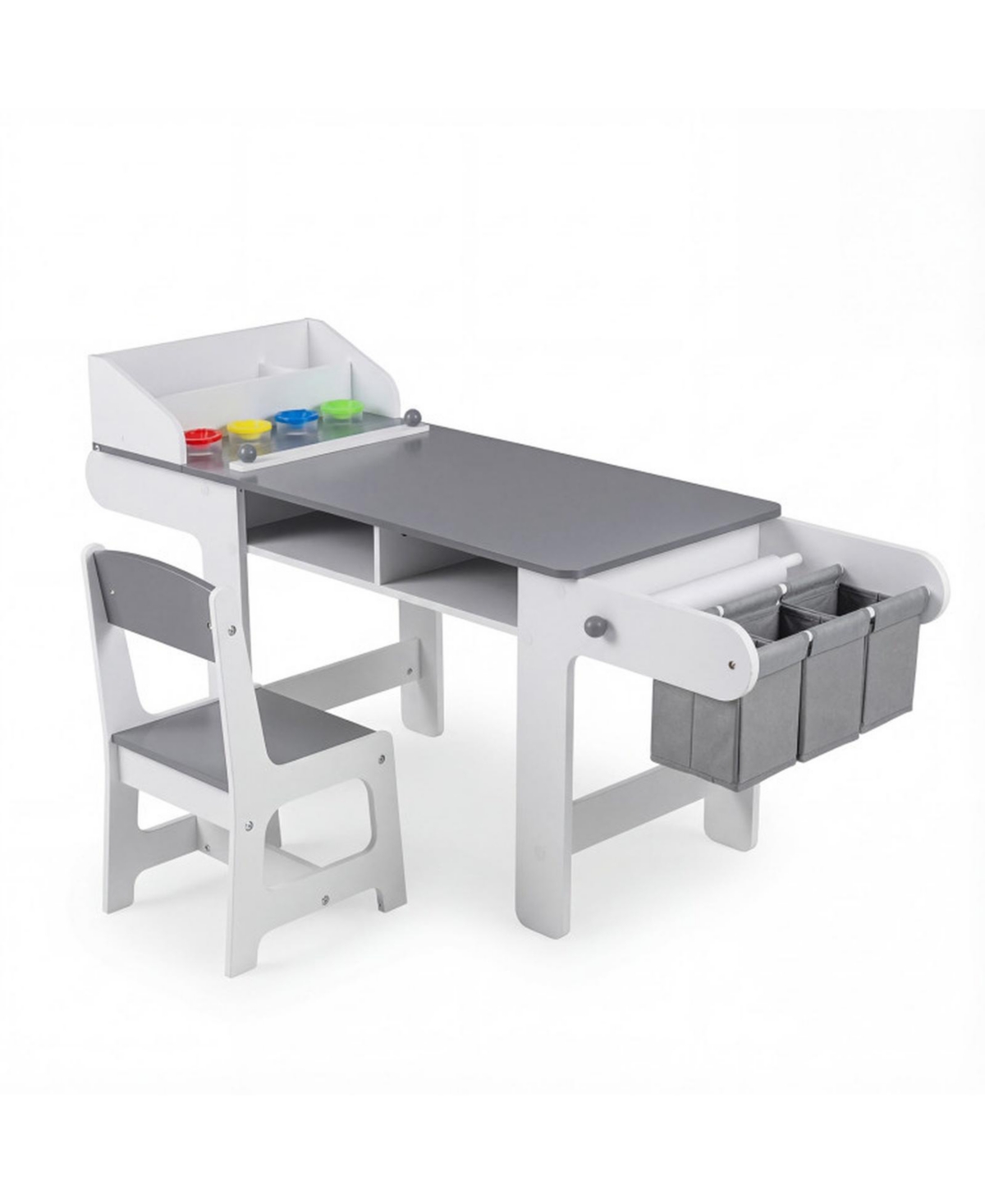 Click here for Gouun Kids Art Table and Chair Set with Paper Roll... prices