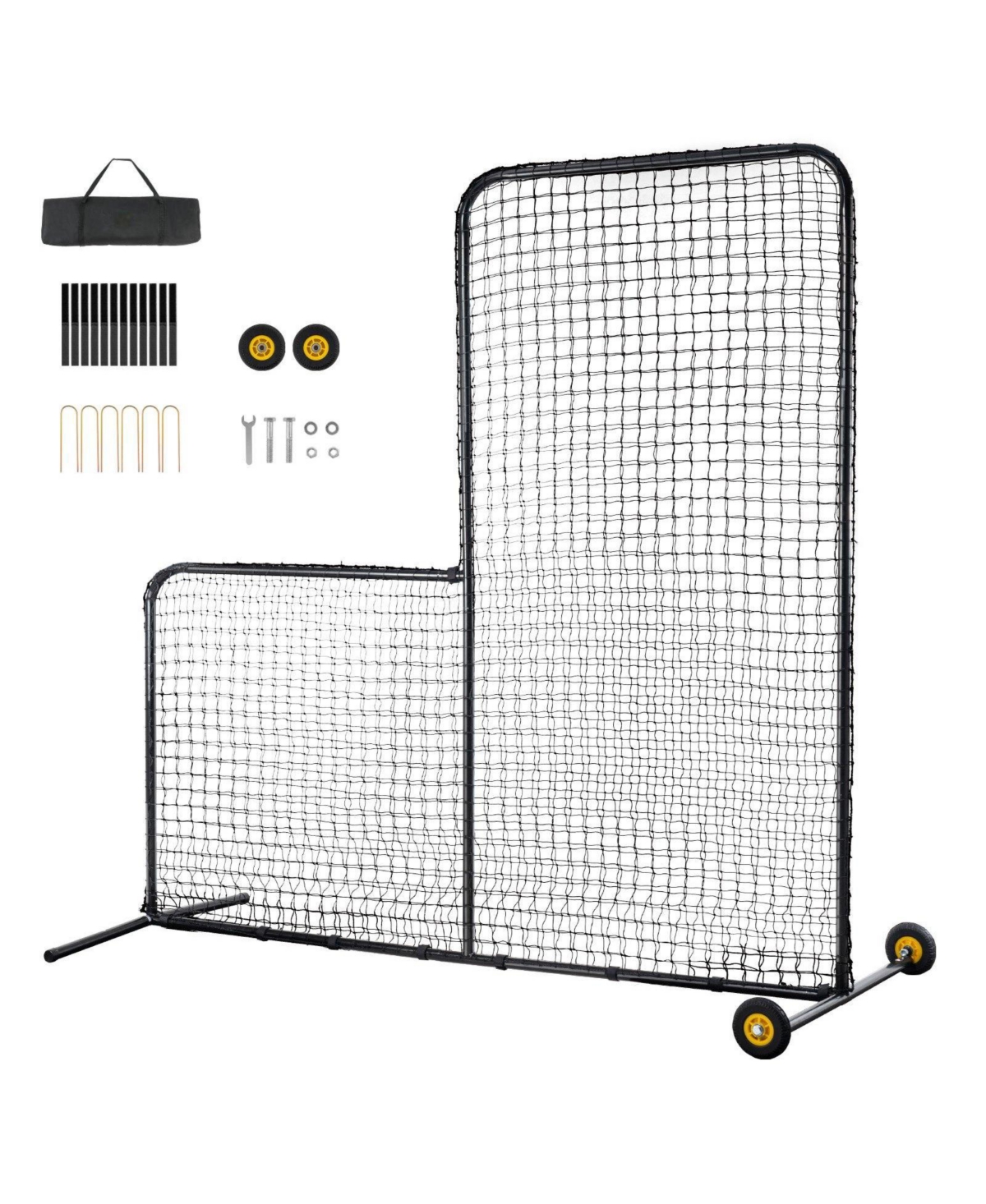 Click here for Mecale L Screen Baseball Safety Net with Wheels an... prices
