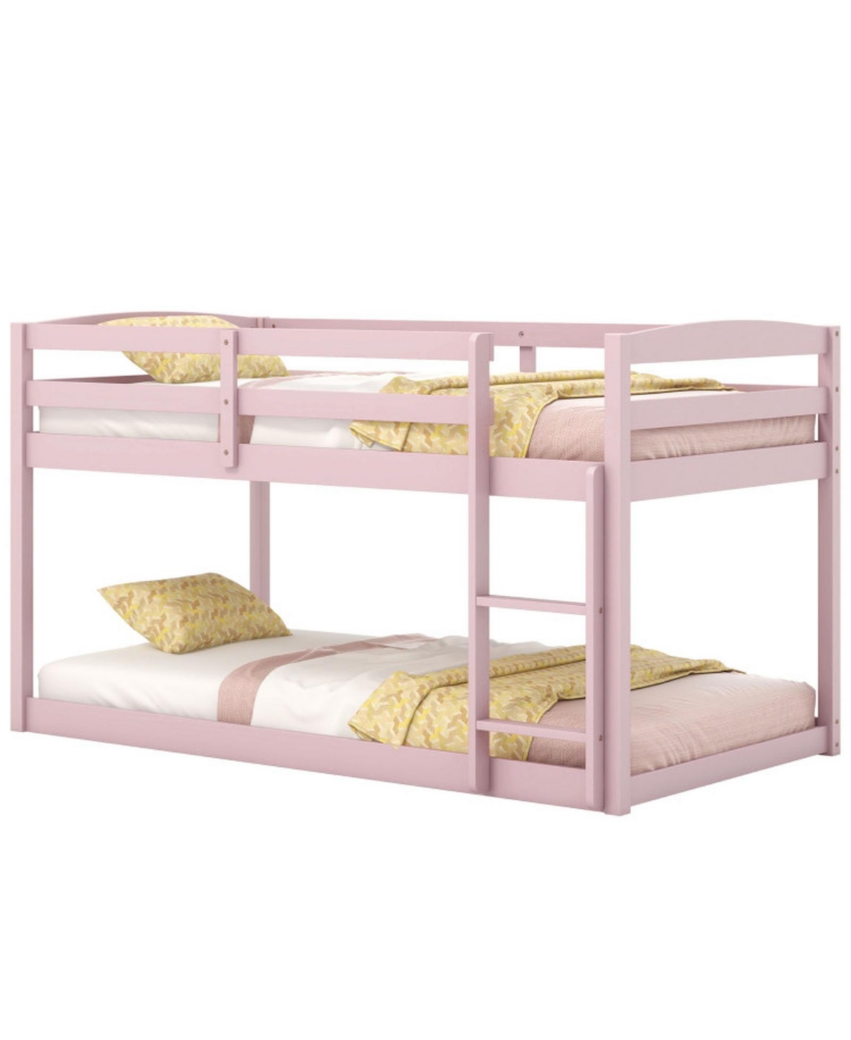 Click here for Gouun Pine Wood Twin Over Twin Bunk Bed with Ladde... prices