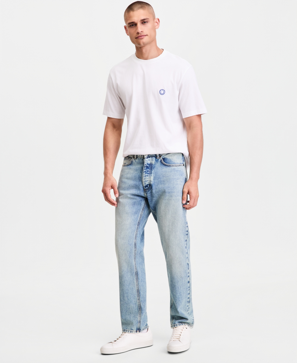 Click here for Hugo by Hugo Boss Mens Jonah Jeans - Medium Blue prices