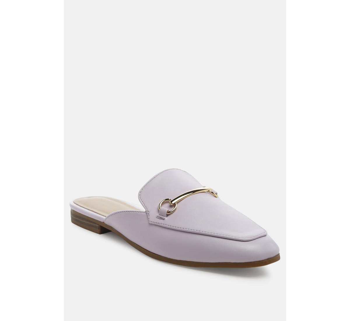 Click here for London Rag Womens Vasiliki Faux Leather Flat Mules... prices