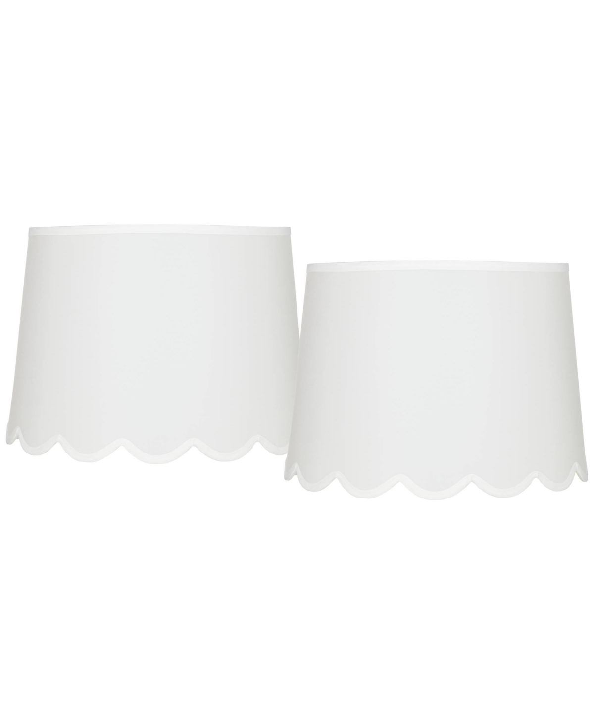 Click here for Springcrest Set of 2 Scallop Empire Lamp Shades Me... prices