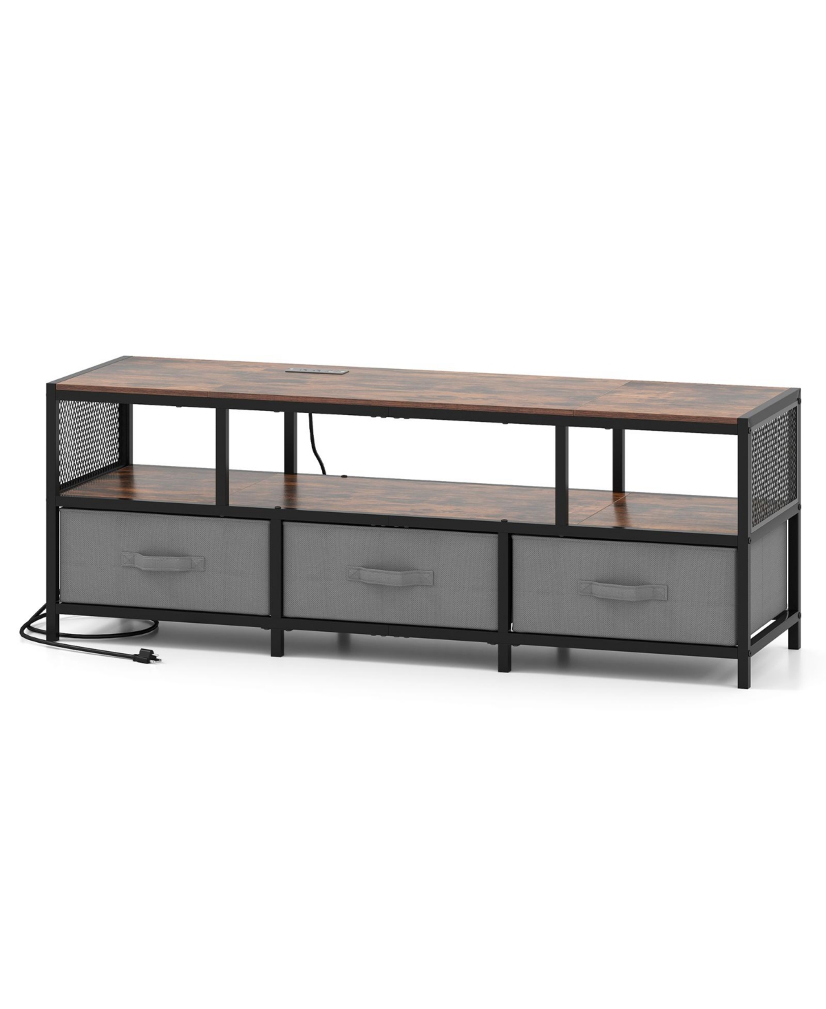 Click here for Gouun Industrial 55-Inch Tv Stand with Power Outle... prices