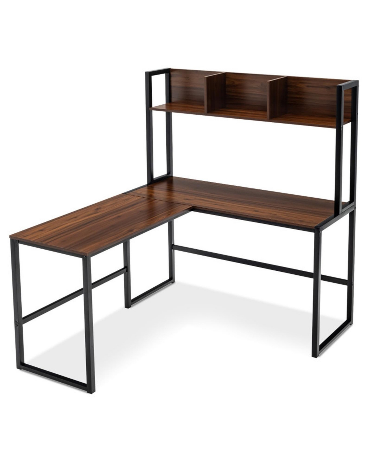 Click here for Gouun Reversible L-Shaped Corner Desk with Open St... prices
