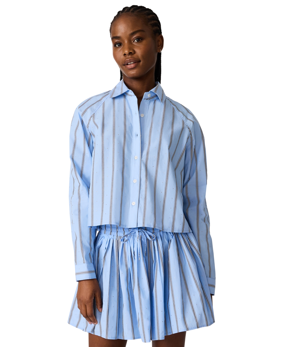 Click here for Steve Madden Womens Tess Long-Sleeve Shirt - Light... prices