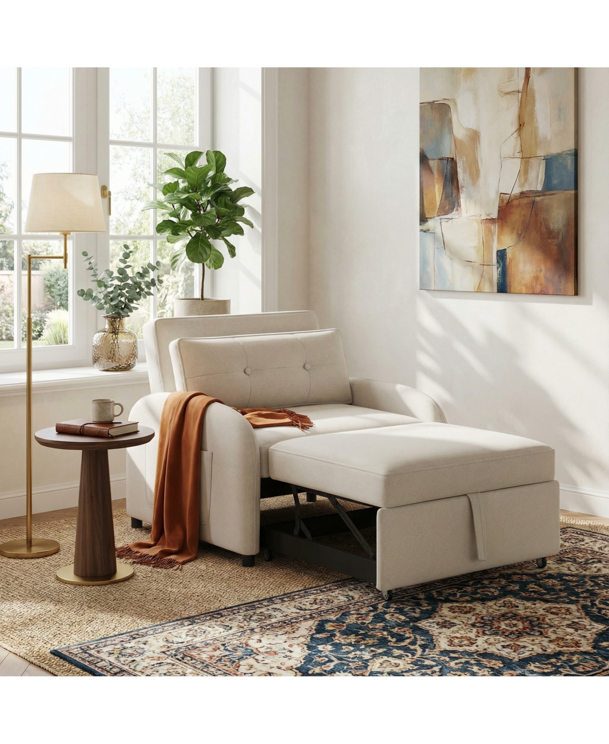 Click here for Rainsken Folding Convertible Sleeper Couch  Breath... prices