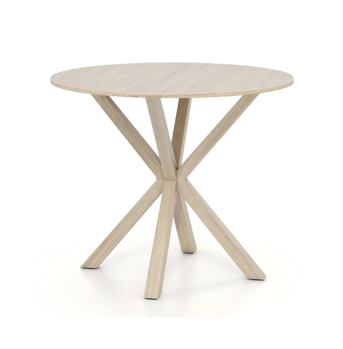 Click here for Gouun 36 in Round Wood Dining Table with Intersect... prices