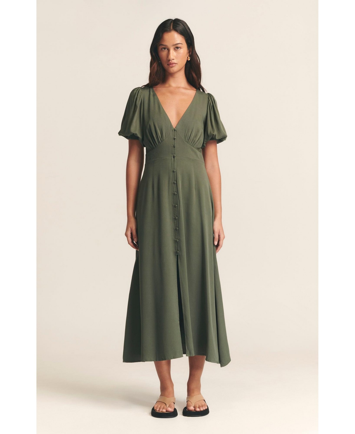 Click here for St Mrlo Womens Versa Midi Dress - Eucalyptus prices