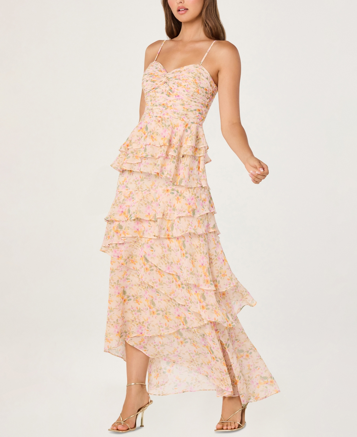 Click here for Astr the Label Womens Sweetheart Neck Dress - Pink... prices