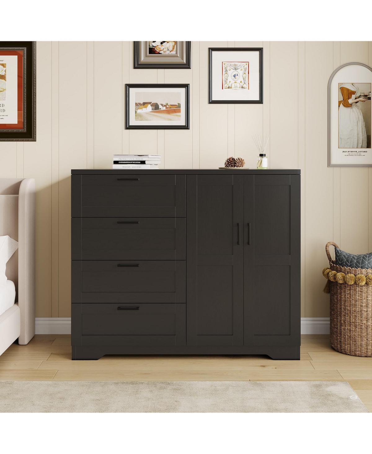 Click here for gaomon Bedroom Armoire Wardrobe Closet with 4 Draw... prices