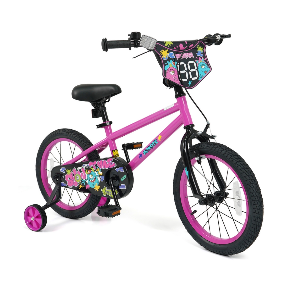 Click here for Slickblue Kids Bicycle with Training Wheels  Fun S... prices