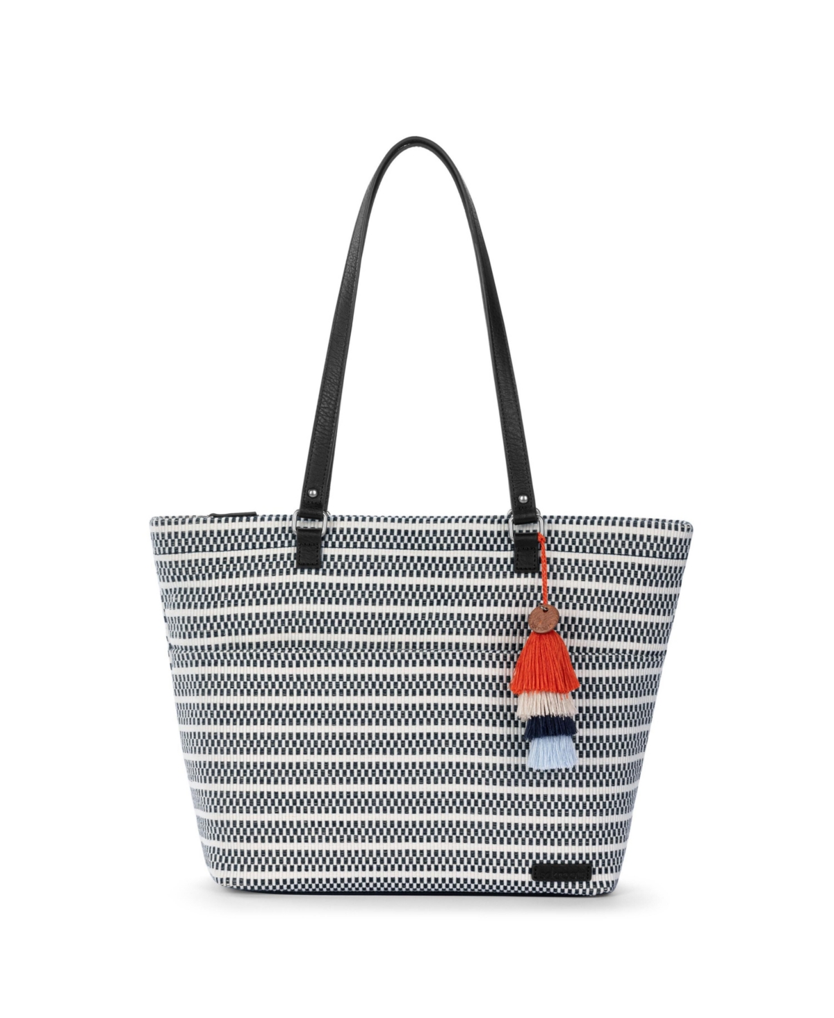 Click here for Sakroots Womens Banyan Tote - Black  white woven prices