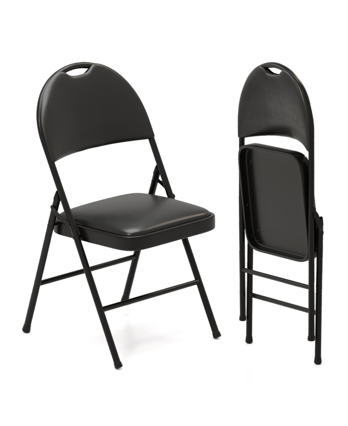 Click here for Gouun 2-Pack Padded Folding Chairs with Metal Fram... prices