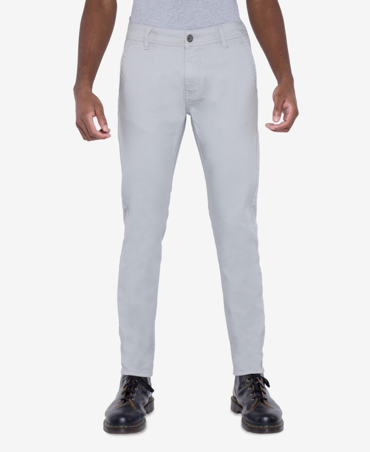 Click here for X-Ray Mens Slim Fit Commuter Chino Pants - Silver prices