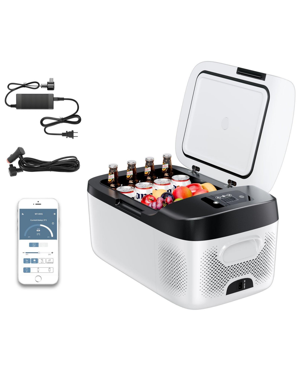 Click here for Mecale 16 Quart Portable Car Freezer with App Cont... prices