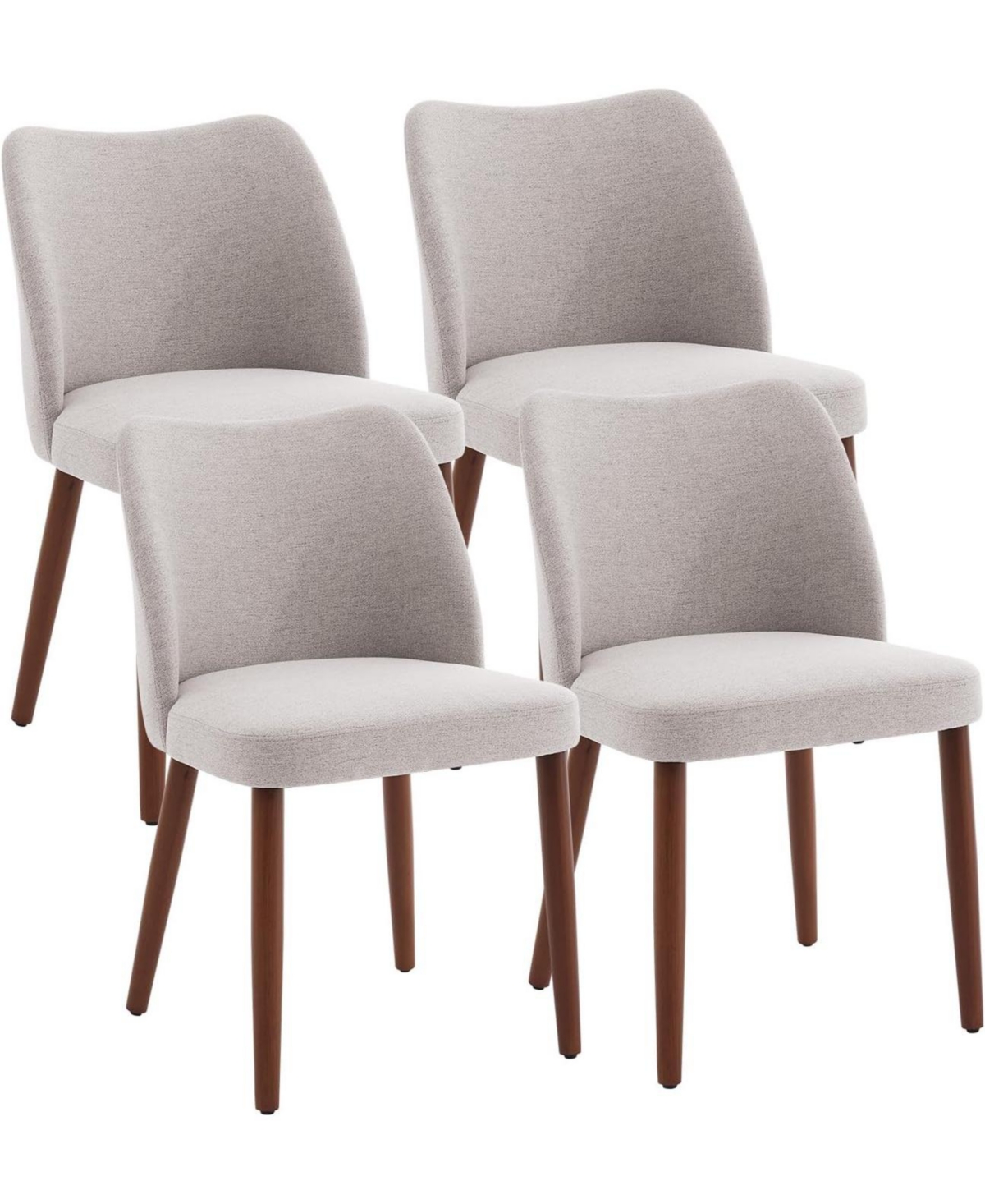 Click here for gaomon Dining Chair Set of 4  Linen Upholstered Di... prices