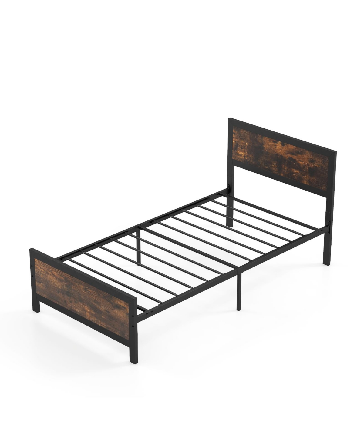 Click here for Sugift Twin Size Metal Bed Frame with Headboard an... prices