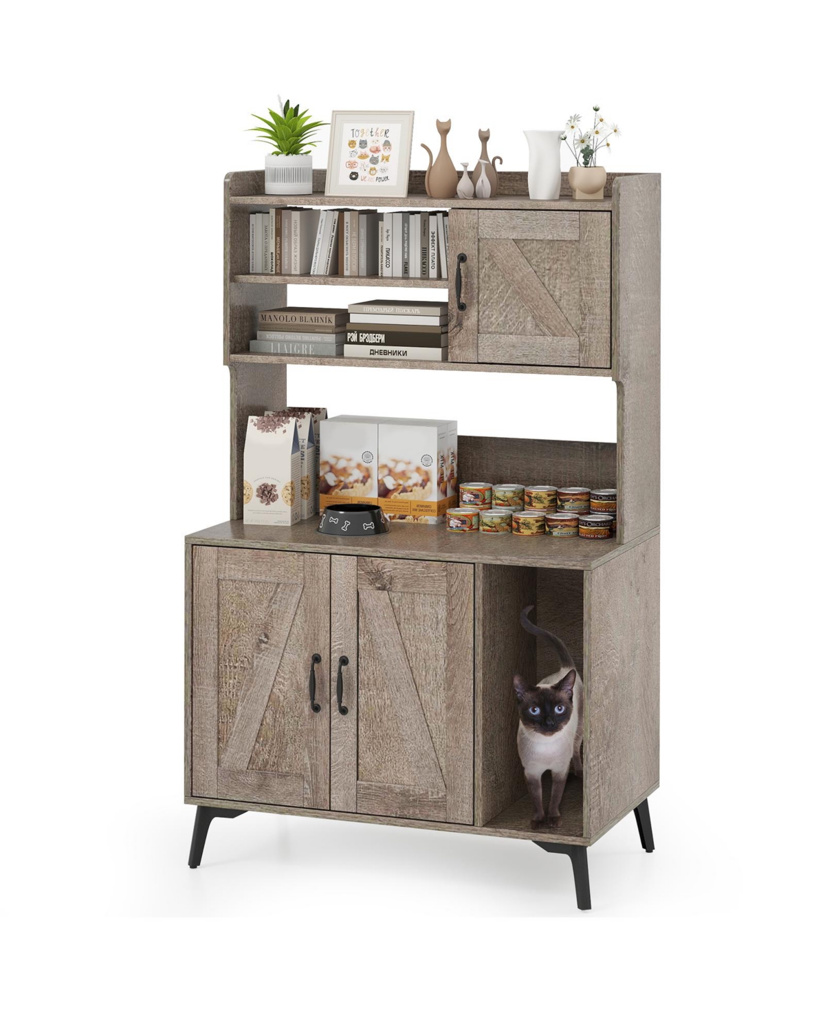 Click here for Cozito Cat Litter Box Enclosure 52 in Display Shel... prices