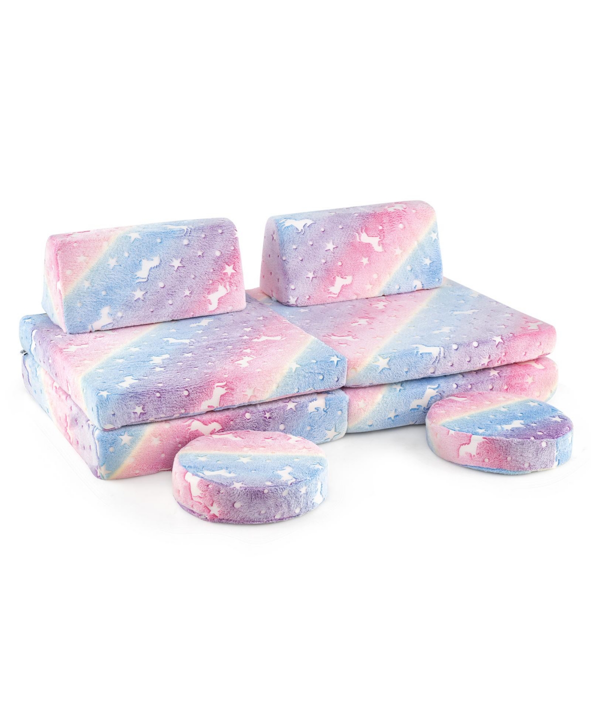 Click here for Sugift Modular Kids Play Couch Set Glow in the Dar... prices