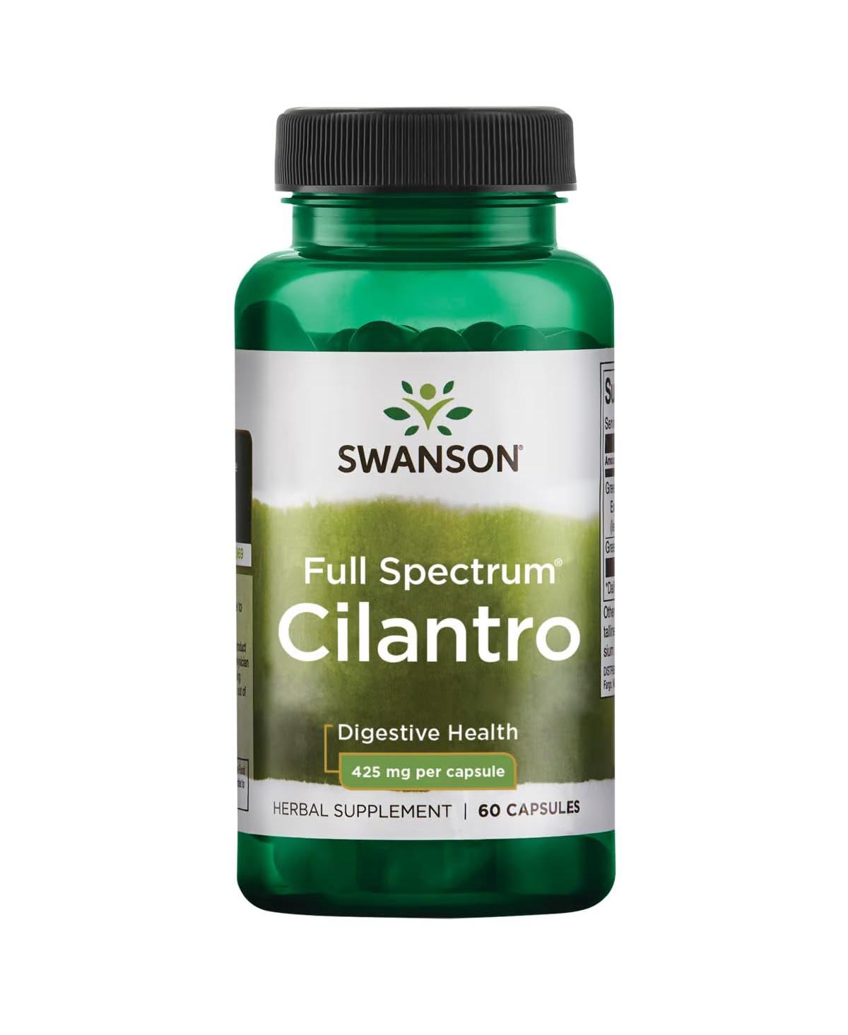 Click here for Cilantro (Coriander) 425 mg 60 Caps by Swanson Pre... prices