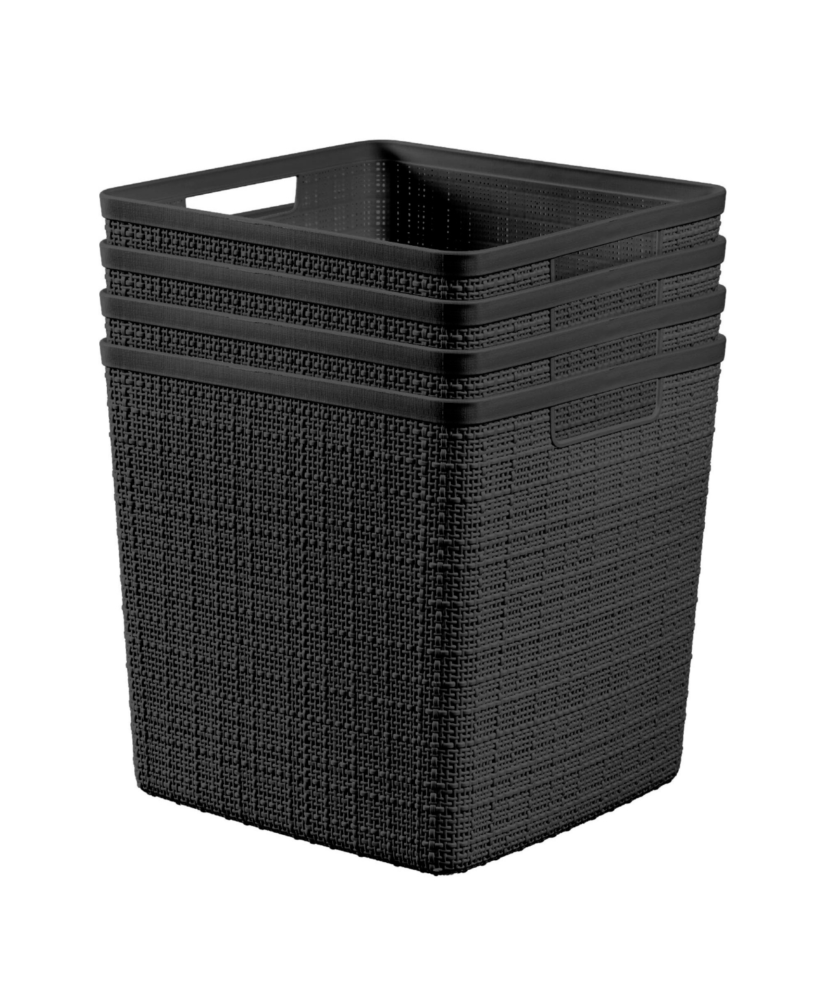 Click here for Gnuadz Jute Decorative Plastic Storage Baskets Bin... prices