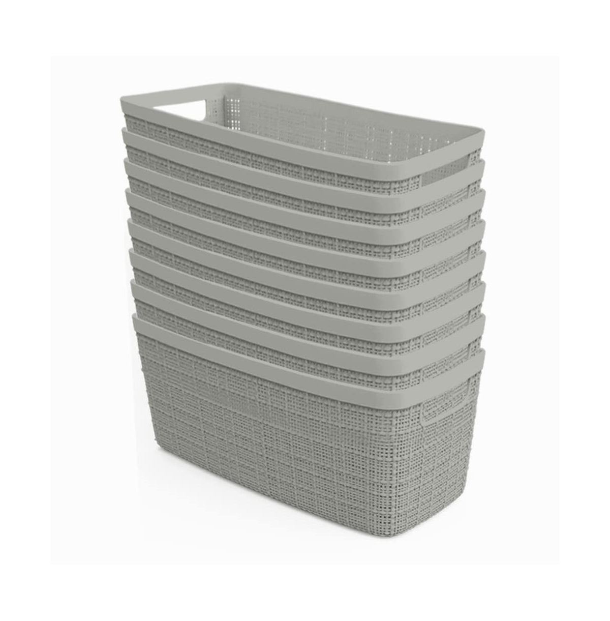 Click here for Gnuadz Jute Decorative Plastic Storage Baskets Bin... prices