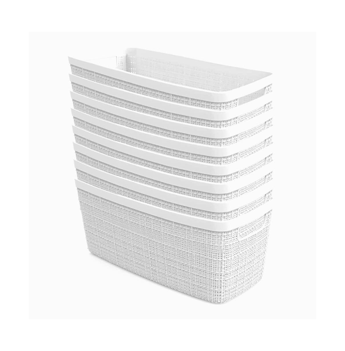 Click here for Gnuadz Jute Decorative Plastic Storage Baskets Bin... prices