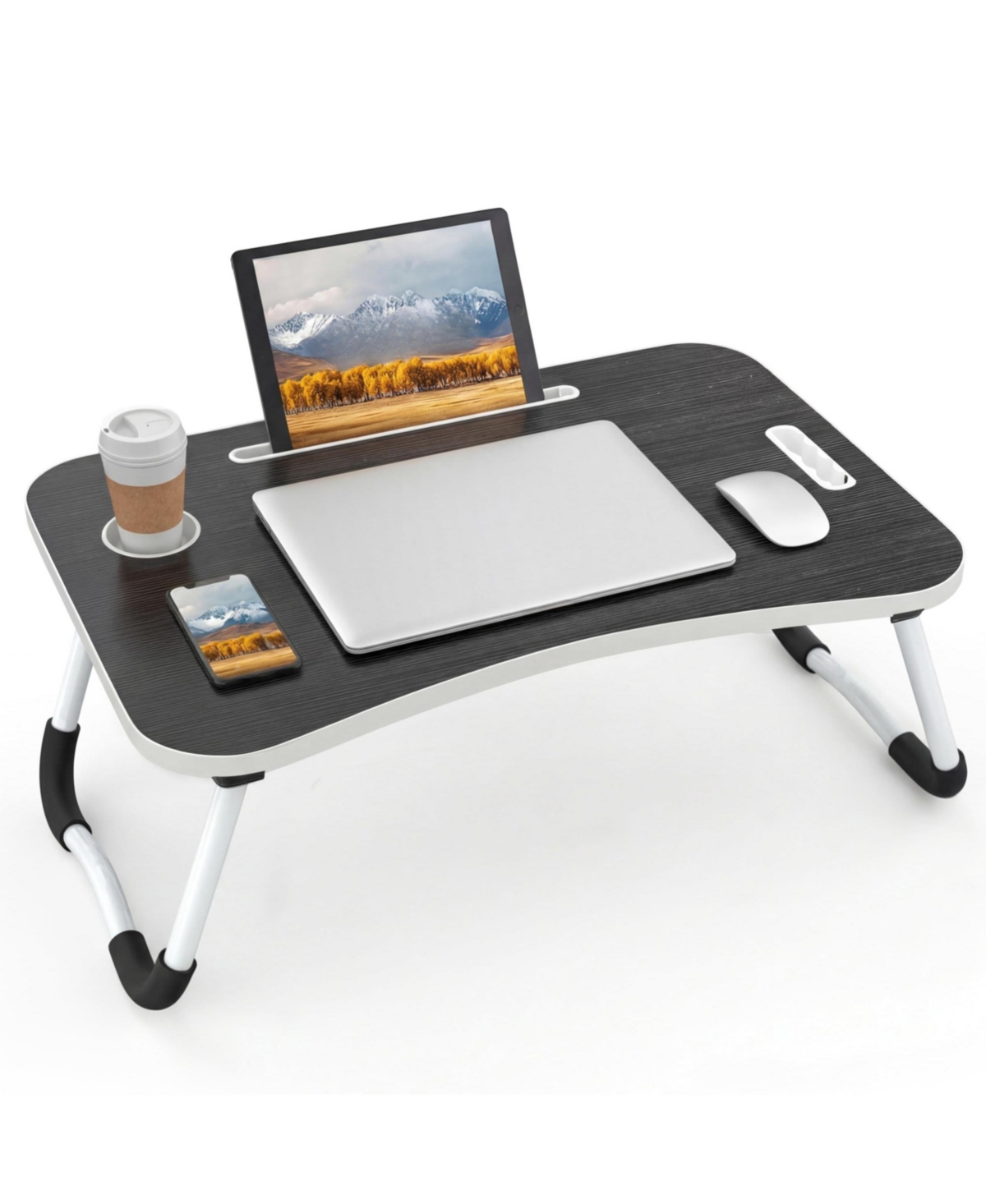 Click here for Gnuadz Folding Lap Desk Portable Wood Laptop Bed C... prices