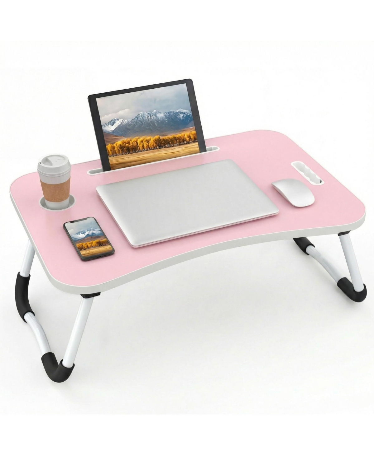 Click here for Gnuadz Folding Lap Desk Portable Wood Laptop Bed C... prices
