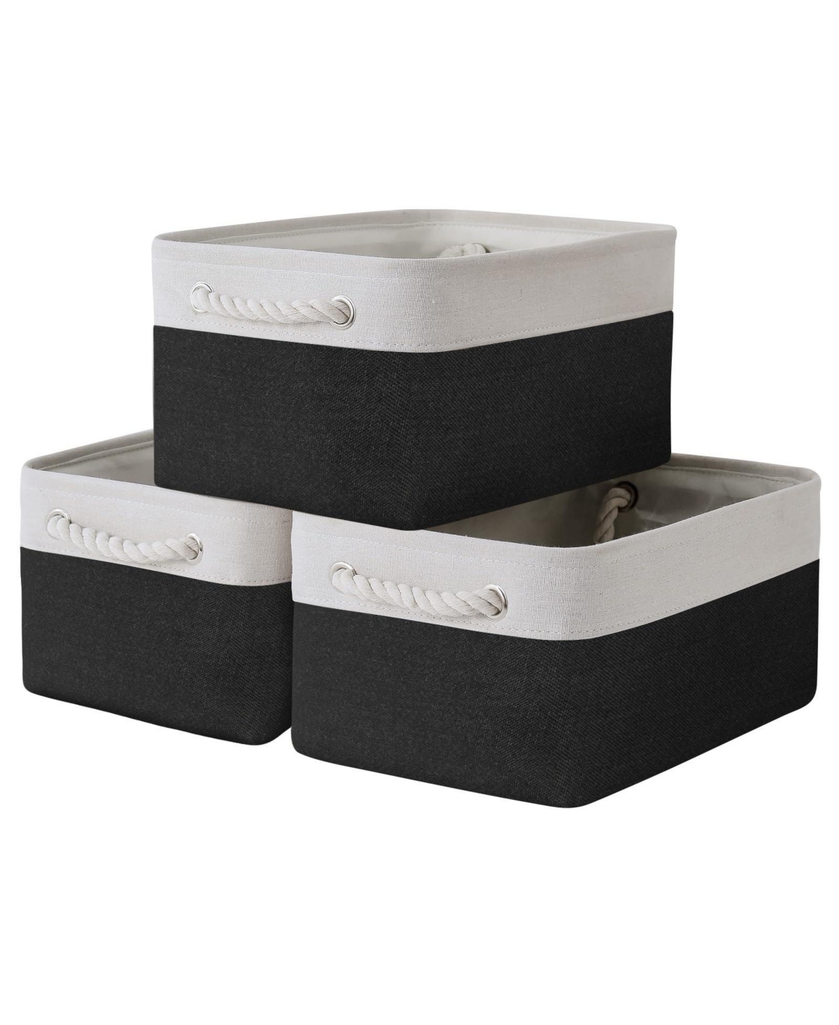 Click here for Gnuadz 3pack Storage Bins Canvas Basket Organizer... prices